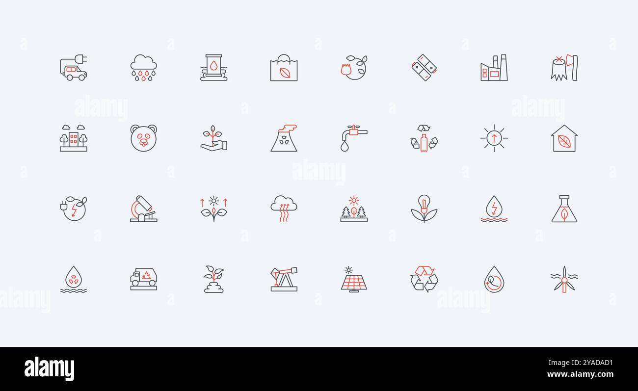 Eco friendly technology and recycle industry, biodiversity, carbon ...