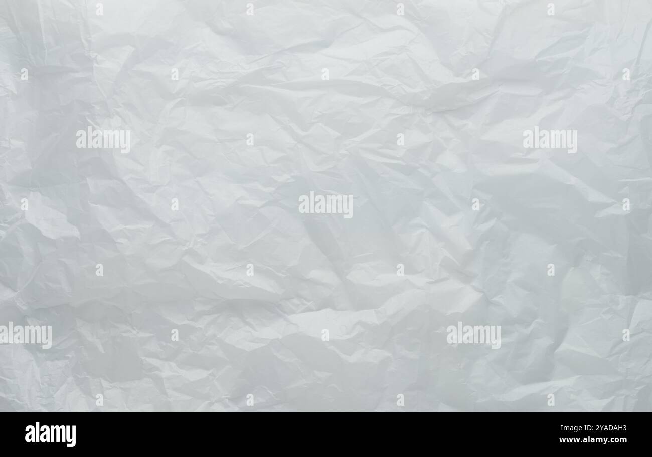White wrinkled paper page macro close up view Stock Photo - Alamy