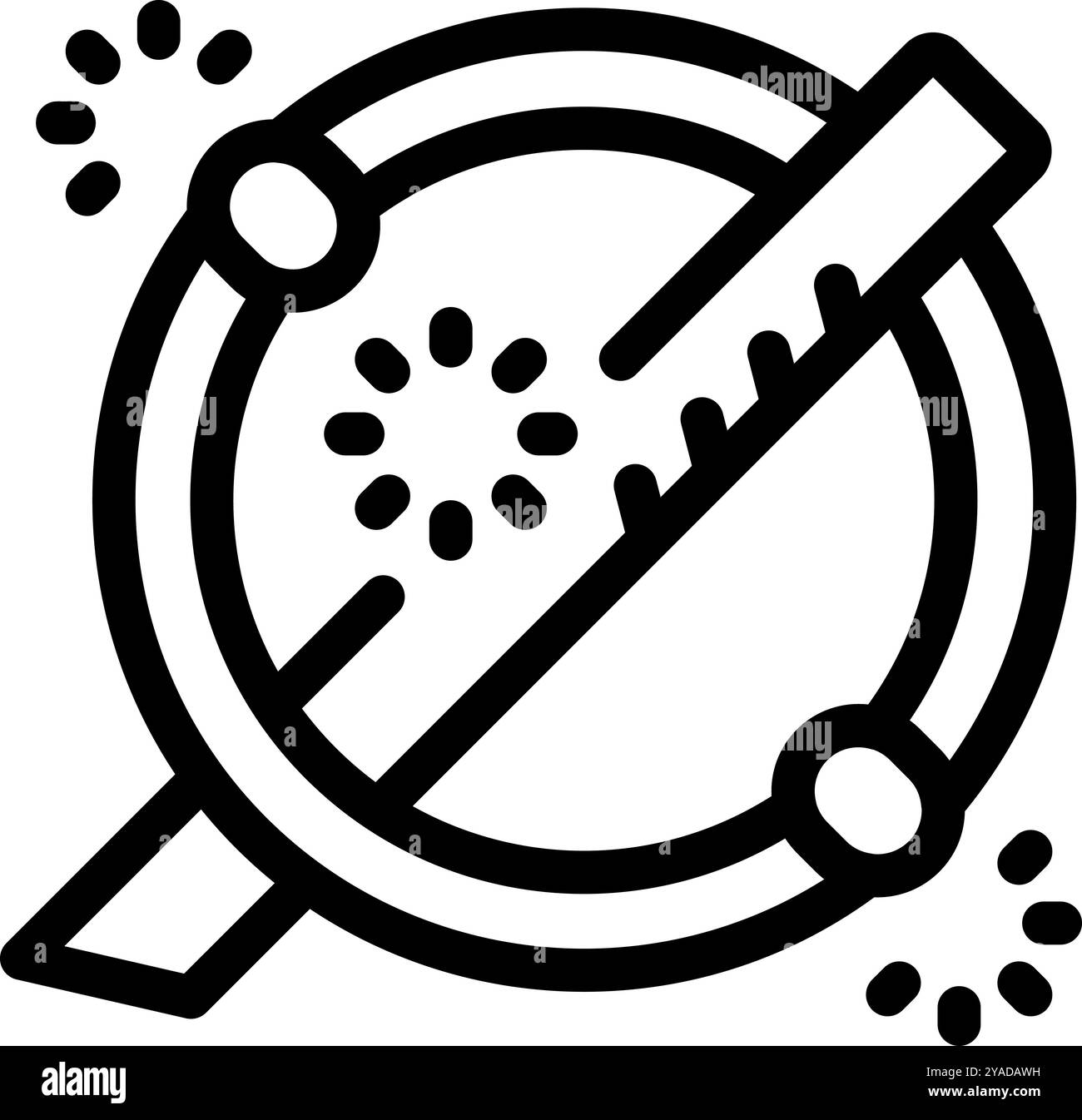 Prohibition sign with fireworks exploding, indicating danger and the ...