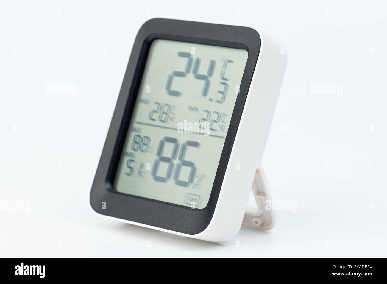 Digital climate thermometer with temperature and humidity perspective ...