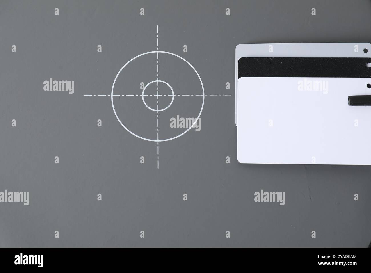 White balance calibration cards as background, closeup Stock Photo - Alamy