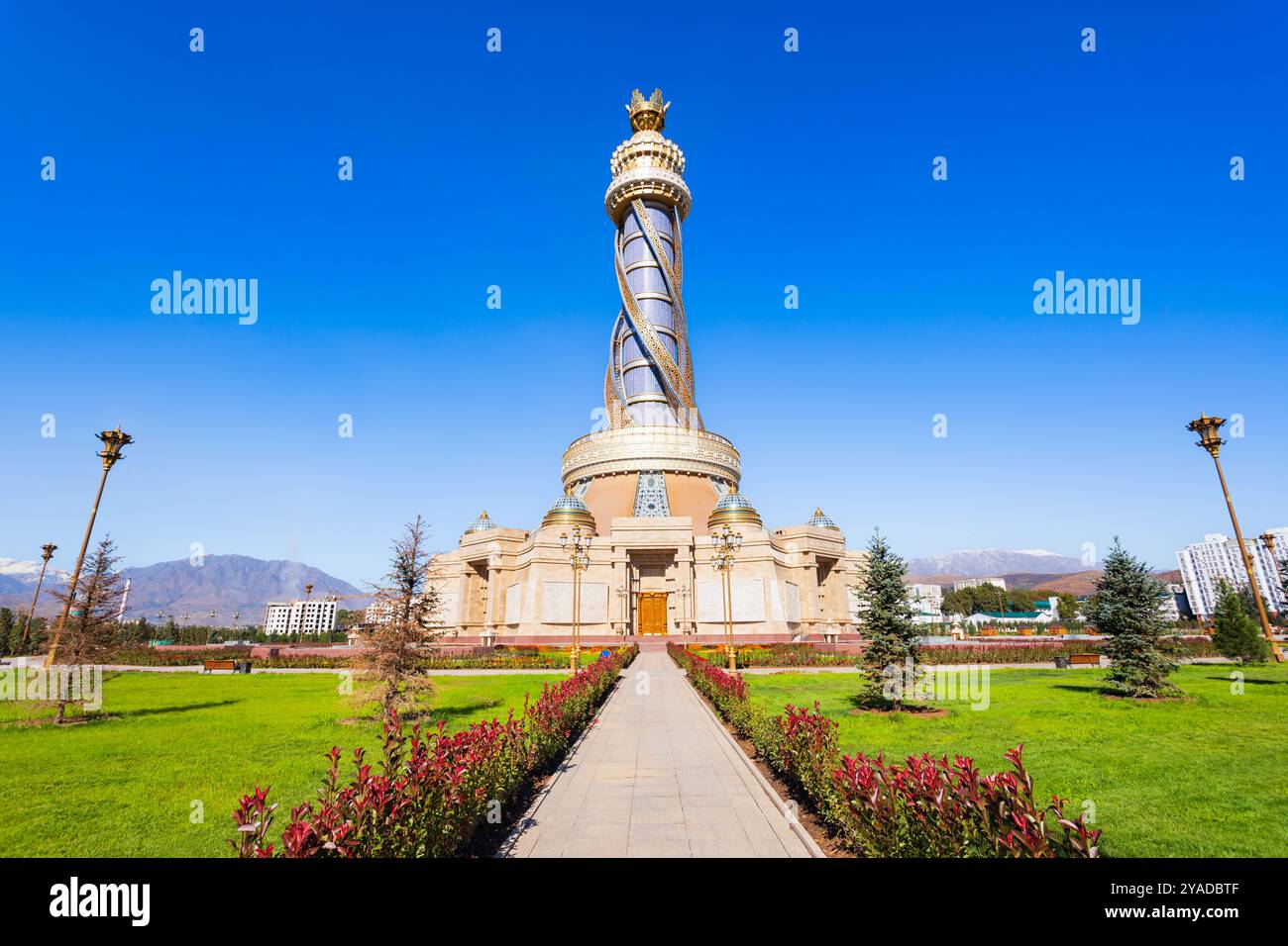 Dushanbe, Tajikistan - October 20, 2022: The Istiklol complex in ...
