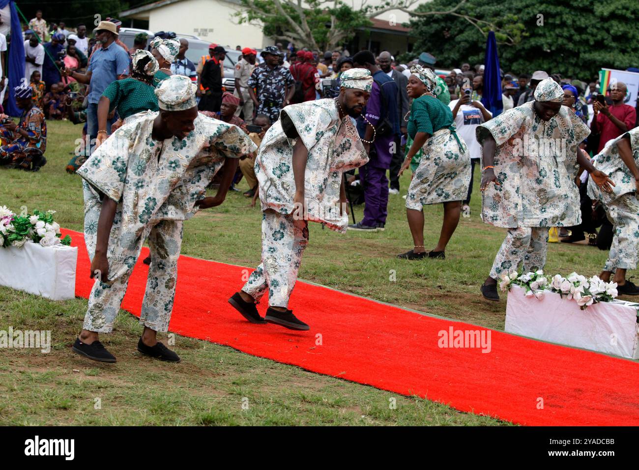 The Oyo State Cultural Troupe performs during the 2024 edition of the ...
