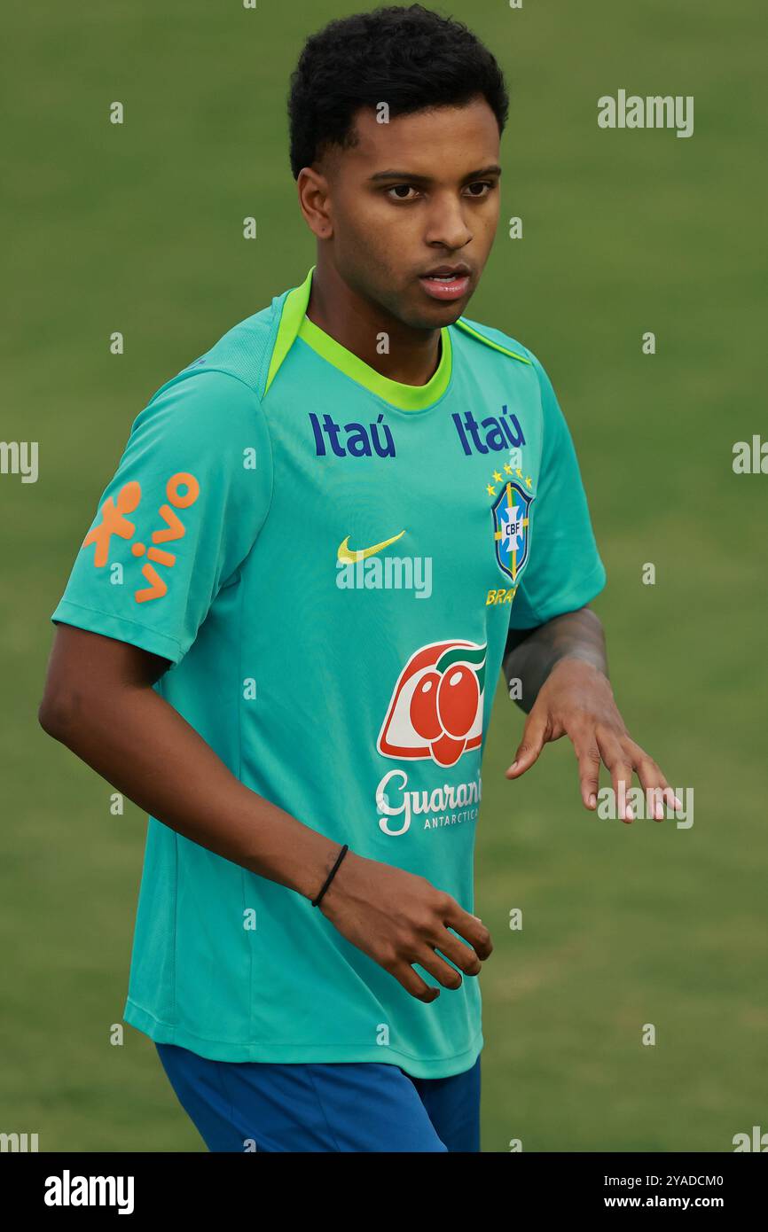 12th October 2024: Rodrygo of the Brazil team during training at the ...