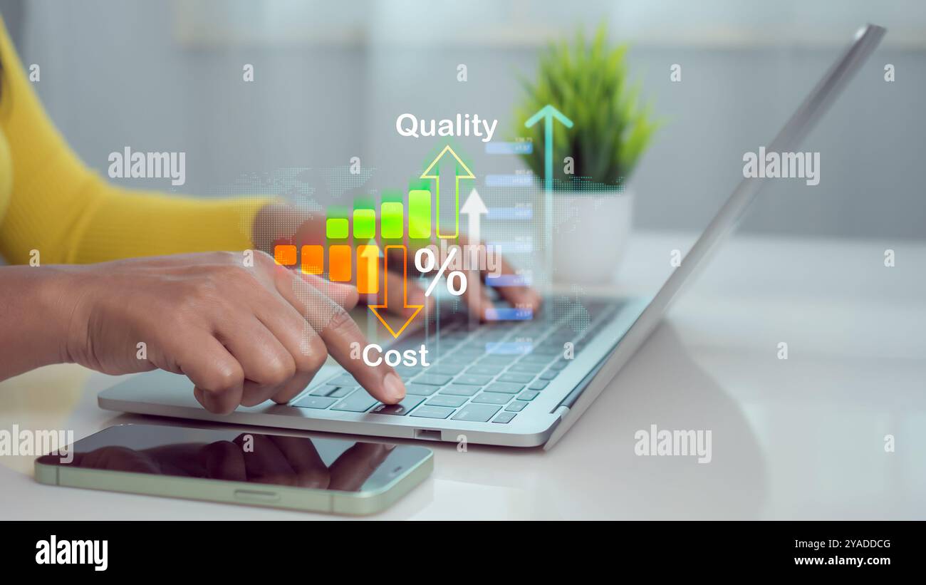 Quality control chart computer hi-res stock photography and images - Alamy