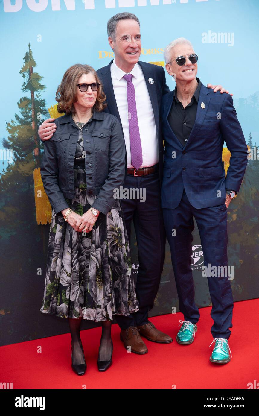 London, UK. 13 Oct, 2024. Pictured: (L-R) - President of Dreamworks ...
