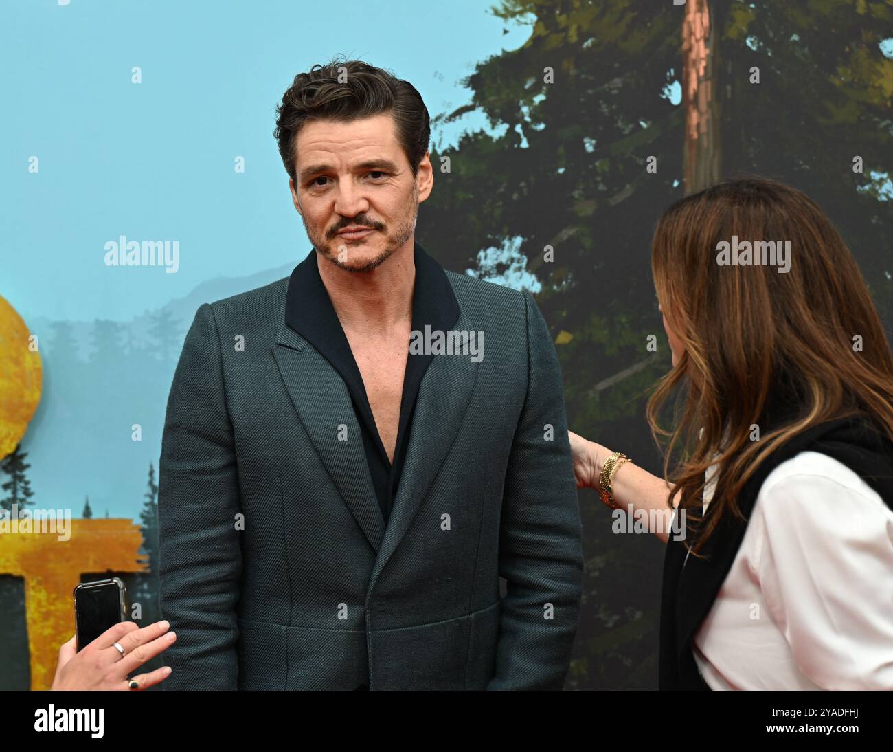 LONDON, UK. 13th Oct, 2024. Pedro Pascal attends "The Wild Robot ...