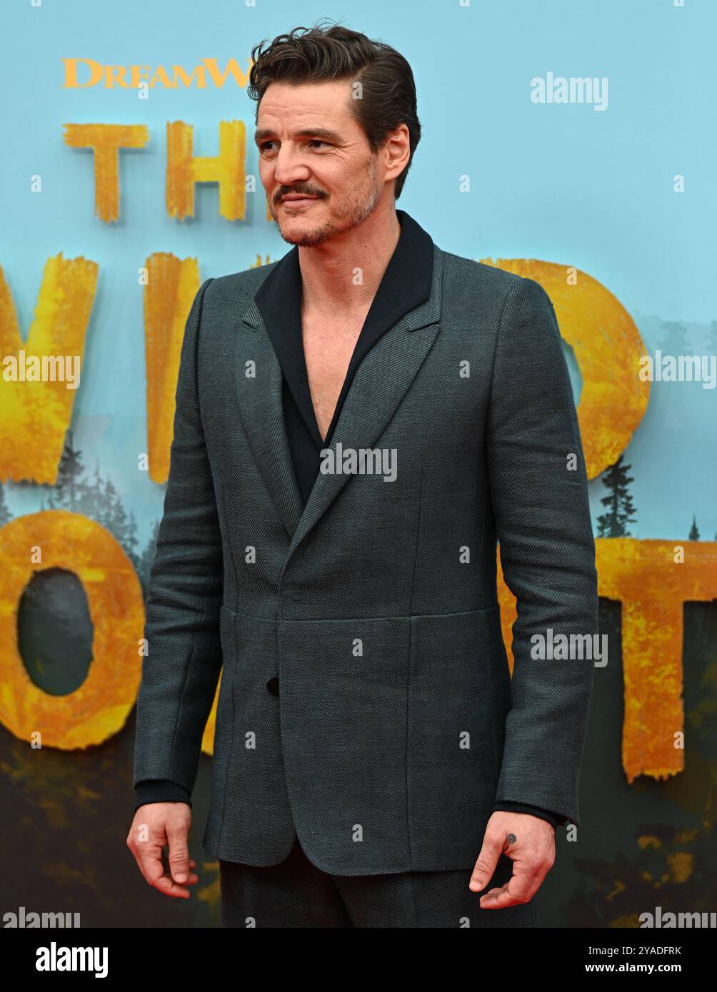 LONDON, UK. 13th Oct, 2024. Pedro Pascal attends "The Wild Robot ...