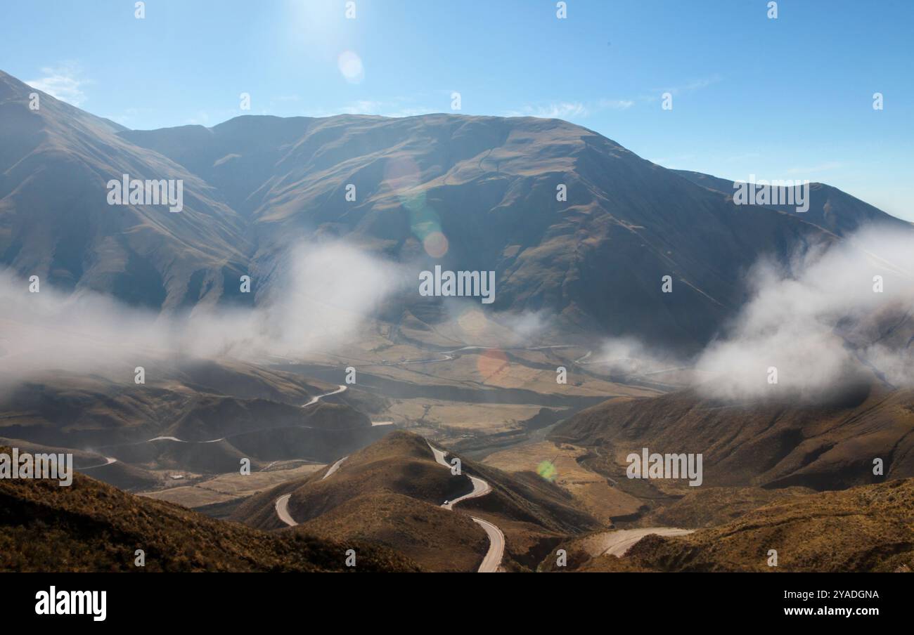 Andes mountains dry panorama hi-res stock photography and images - Alamy