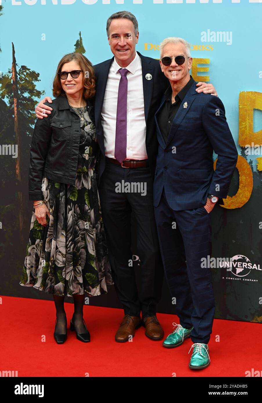 LONDON, UK. 13th Oct, 2024. Margie Cohn, Jeff Hermann and Chris Sanders ...