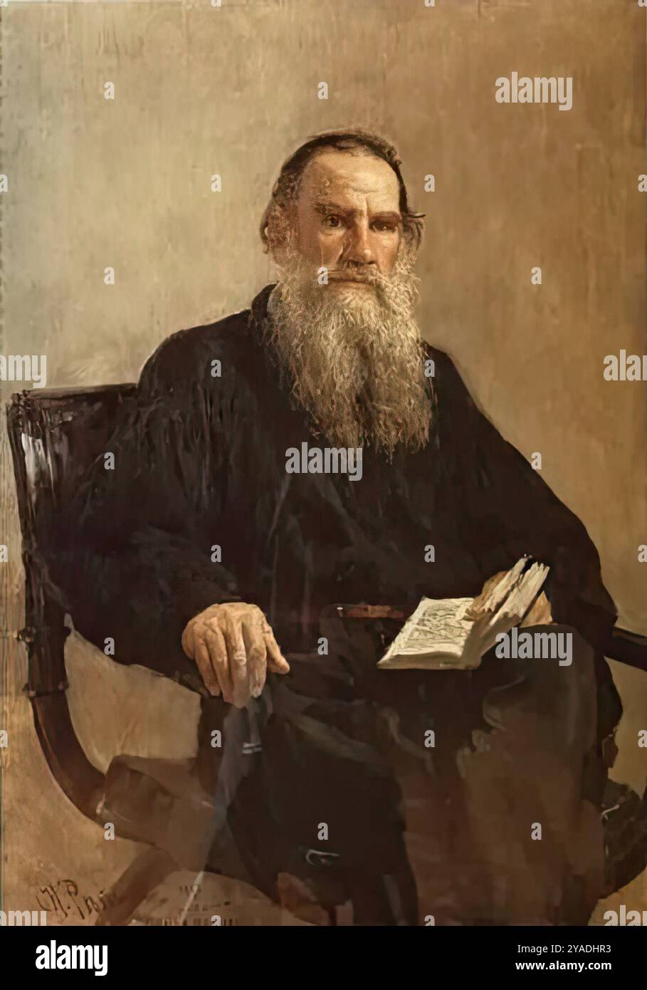 Tolstoy artwork hi-res stock photography and images - Alamy