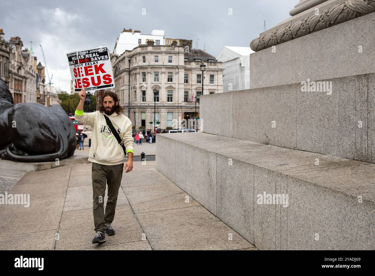 Jesus placard hi-res stock photography and images - Alamy