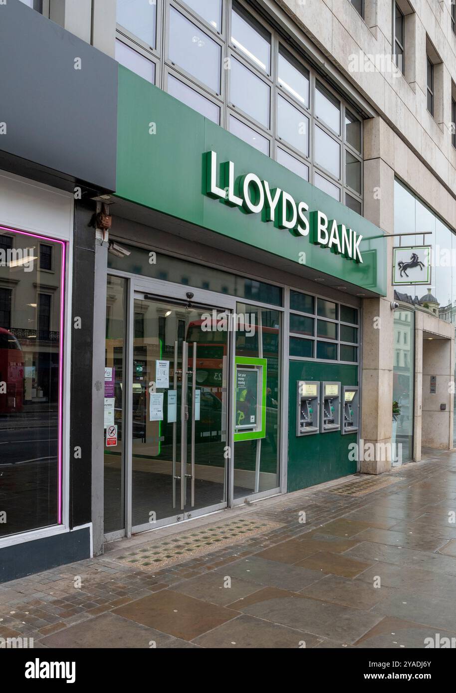London, UK - March, 22, 2024 : Lloyds bank branch in London. Lloyds ...