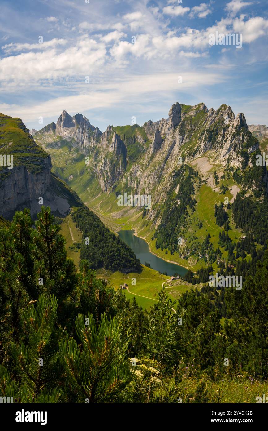 Aerial shot of the Chruzberg summit ridge, also known as Kreuzberg ...
