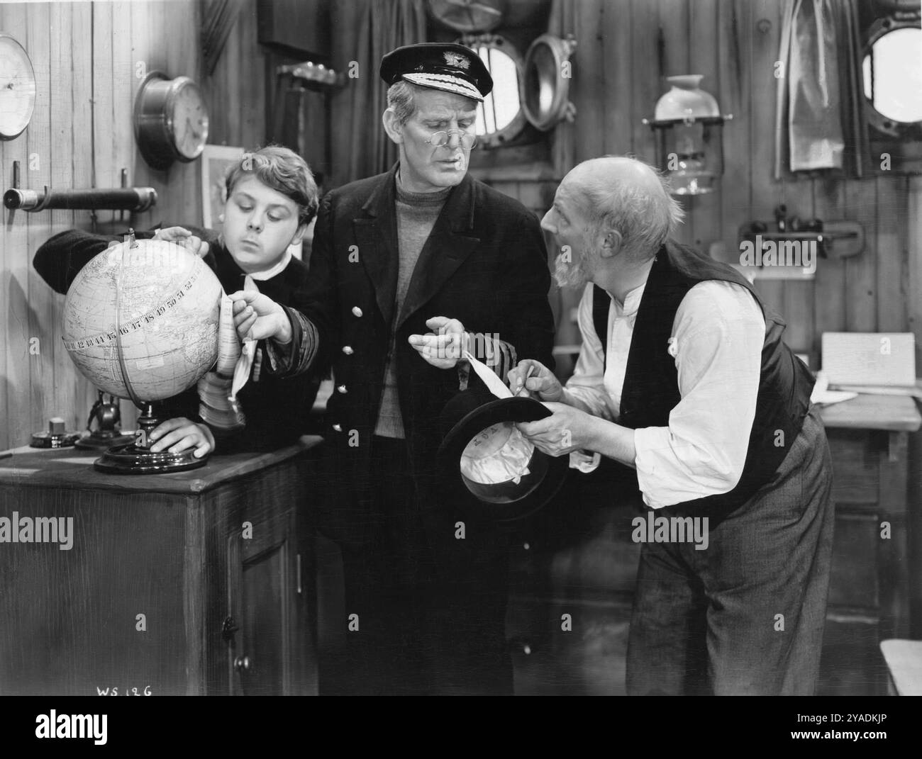 British Comedian WILL HAY with GRAHAM MOFFATT and MOORE MARRIOTT in a ...
