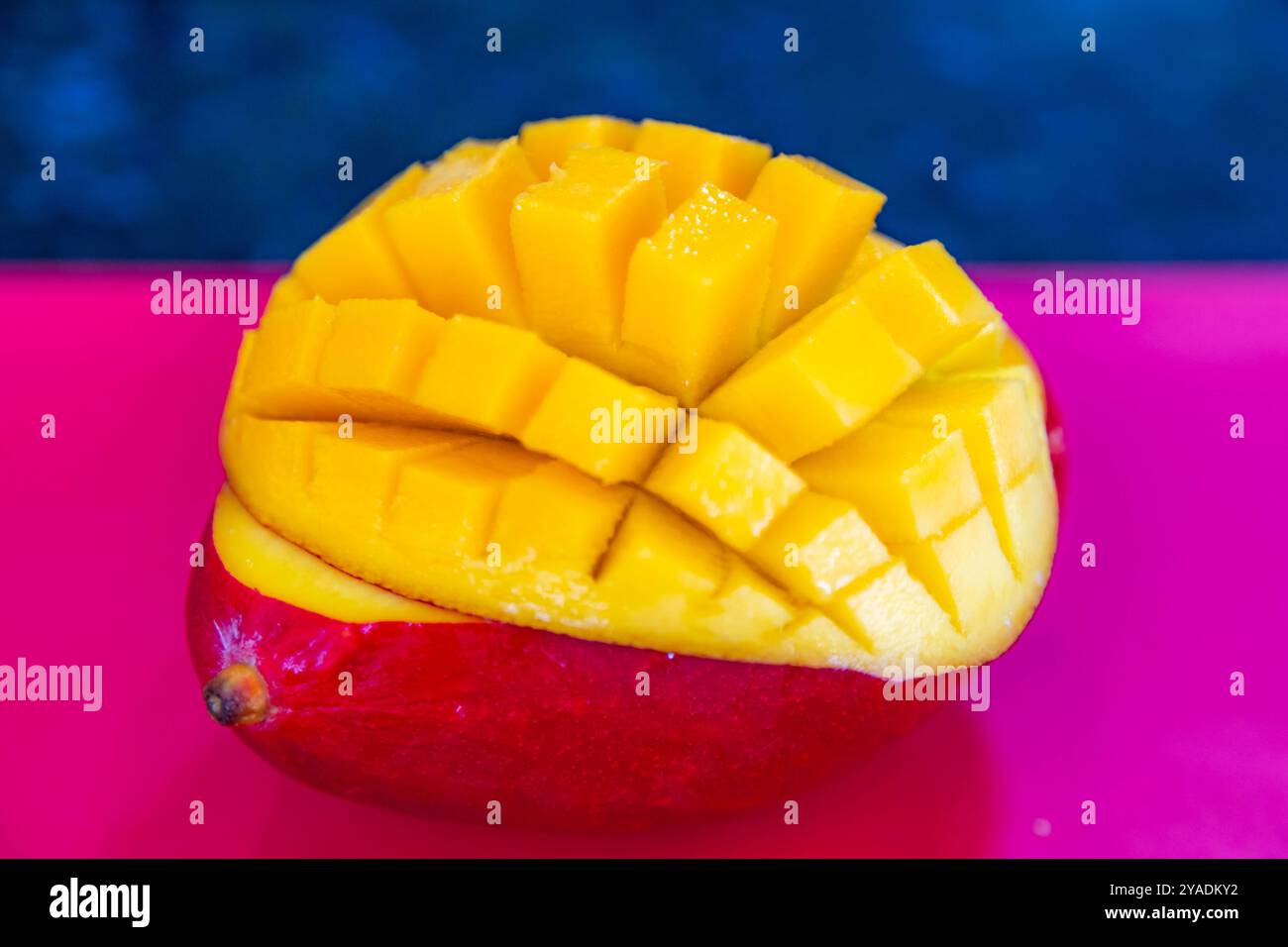 Brazilian mangoes of the Palmer species, ripe and isolated Stock Photo ...