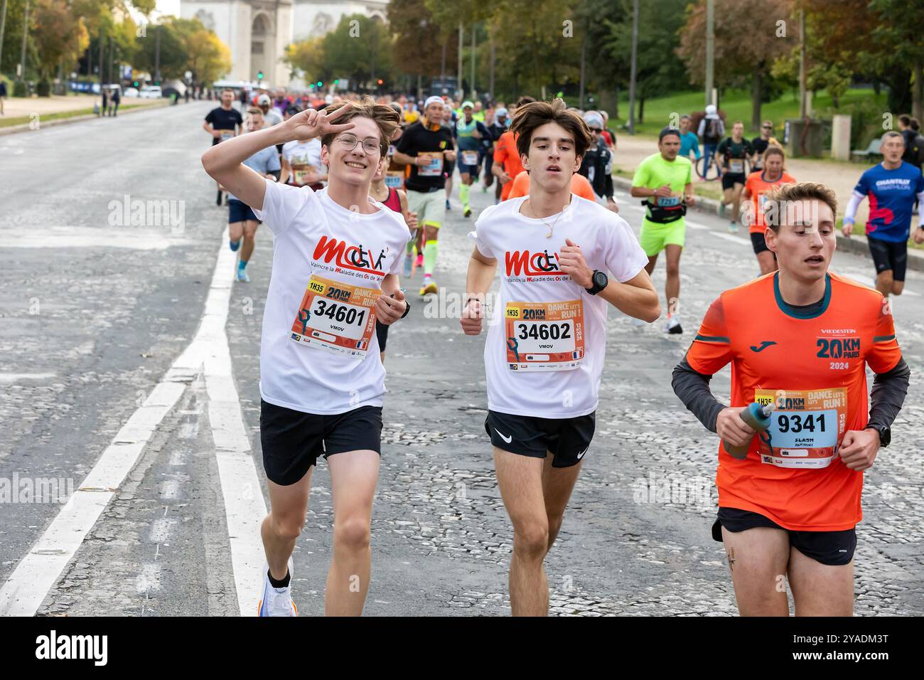 (C) Denis TRASFI / MAXPPP - à Paris le 13-10-2024 VREDESTEIN les 20km ...