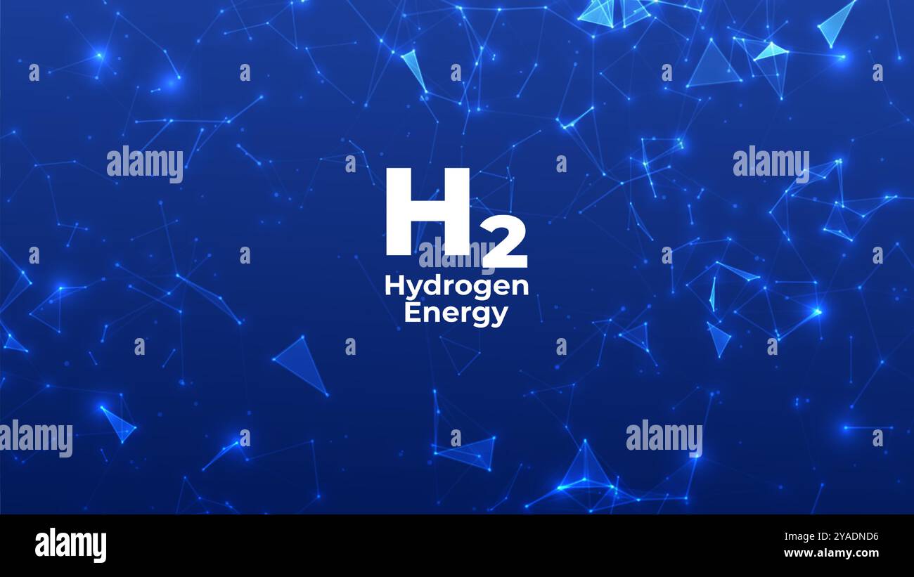 Hydrogen energy fuel cell concept illustration Stock Vector Image & Art ...