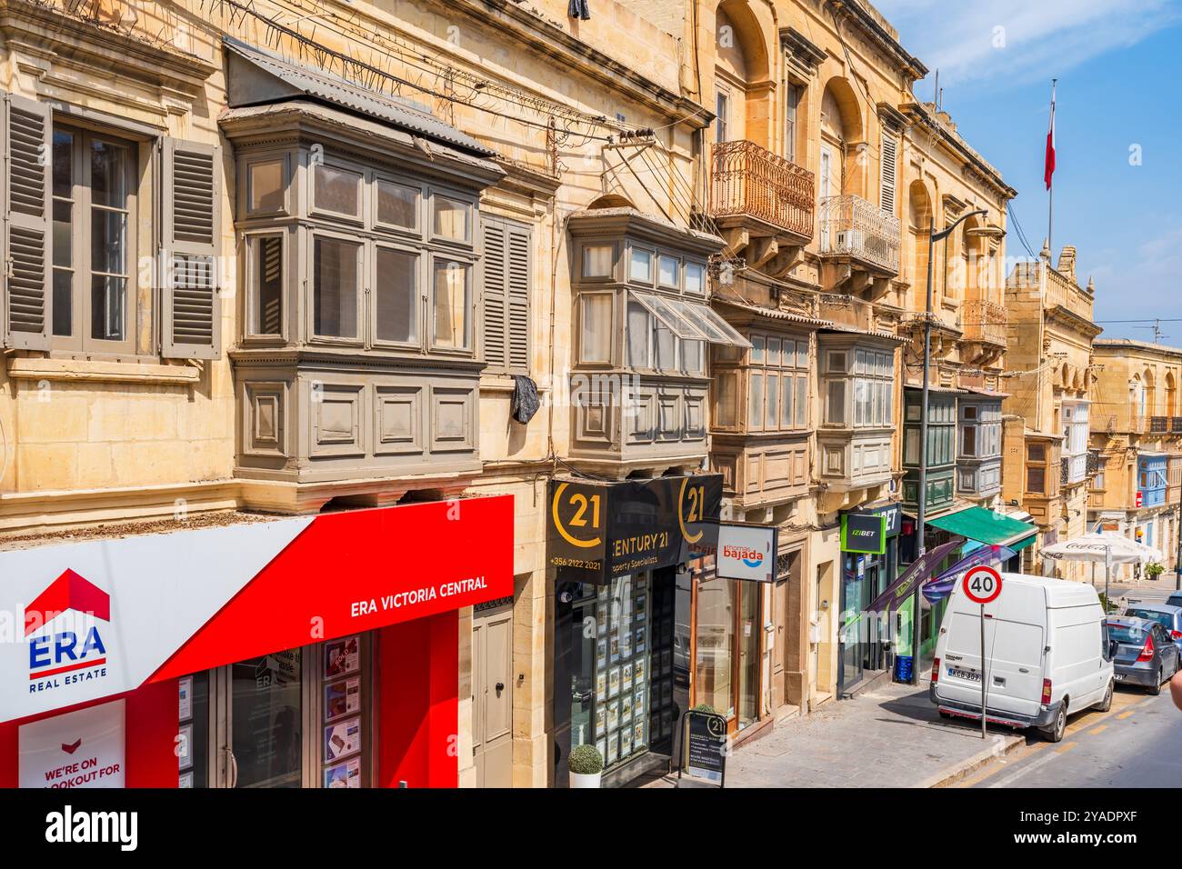 VICTORIA, GOZO, MALTA - SEPTEMBER 01, 2024: Street view of Victoria ...