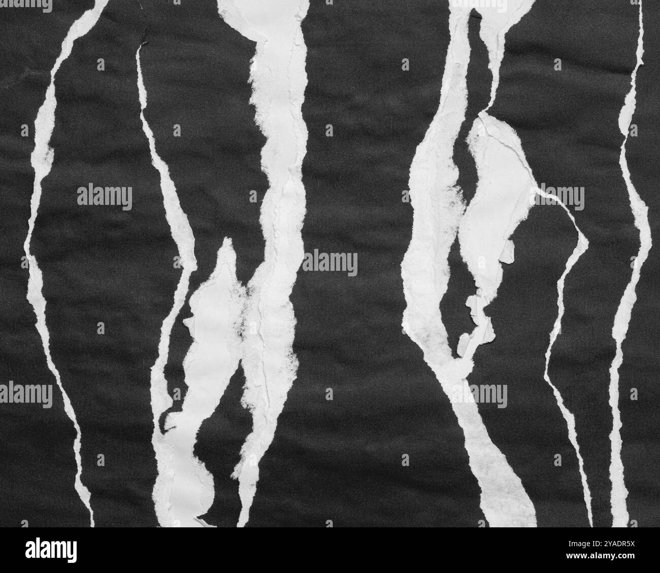 Black and White Torn Paper Collage Style, Ripped Paper Effect, Texture ...