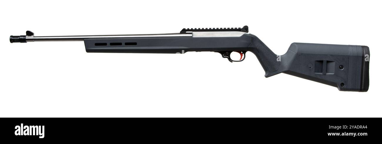 Modern semi-automatic small-caliber .22lr rifle. Sports carabiner .22lr ...