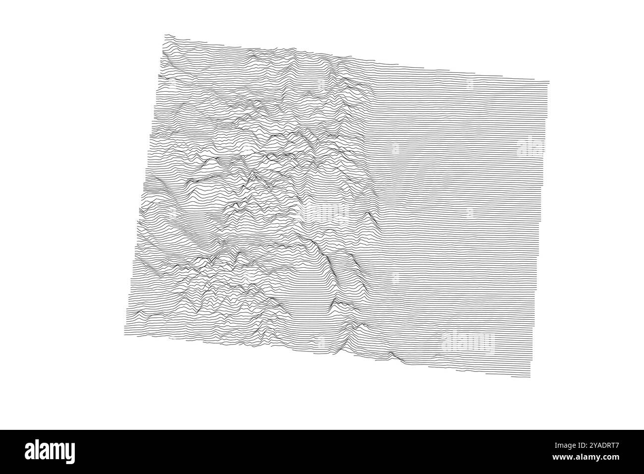 Colorado ridgeline map illustrating dramatic elevation changes from ...
