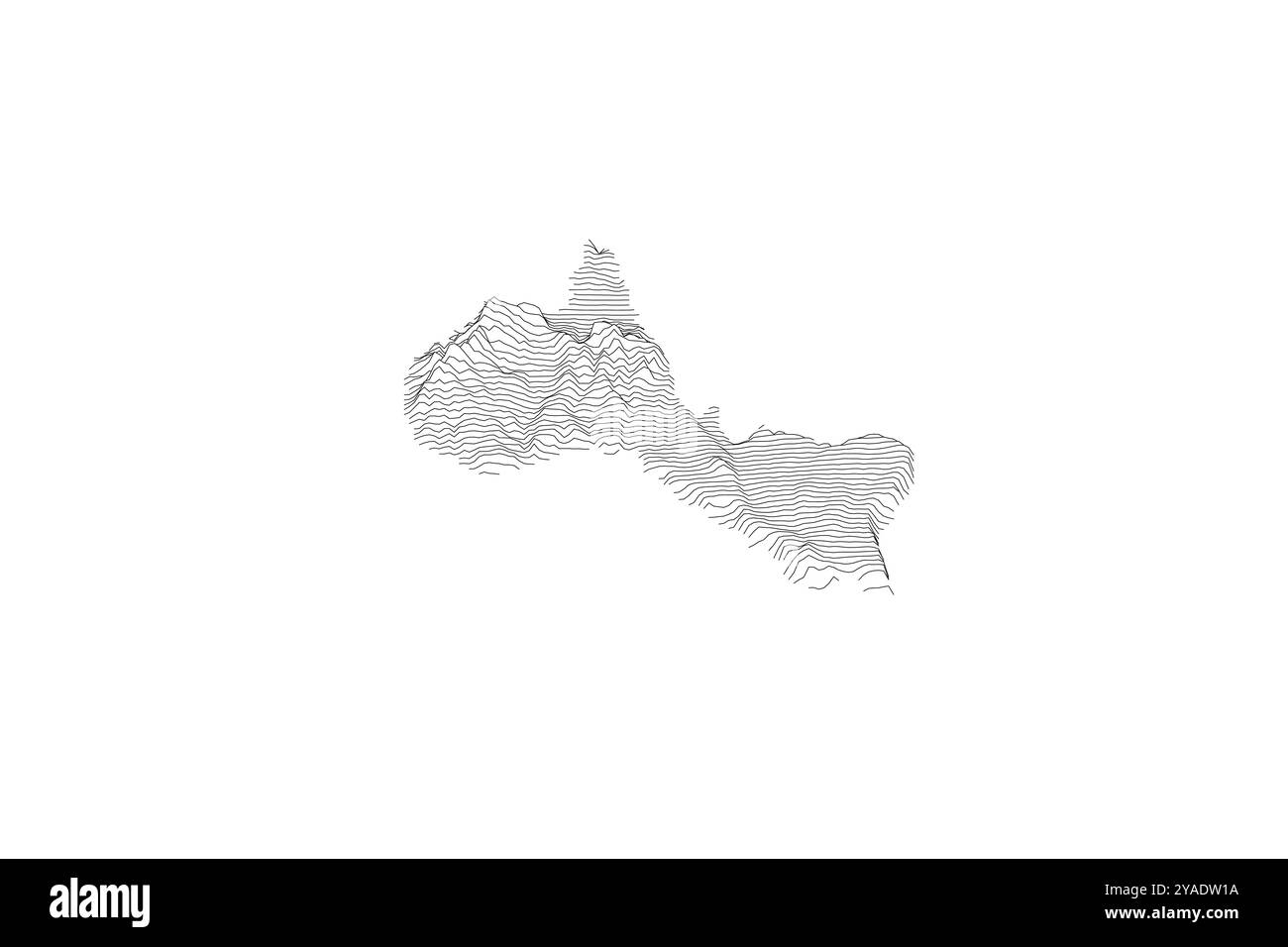 Guam ridgeline map hi-res stock photography and images - Alamy