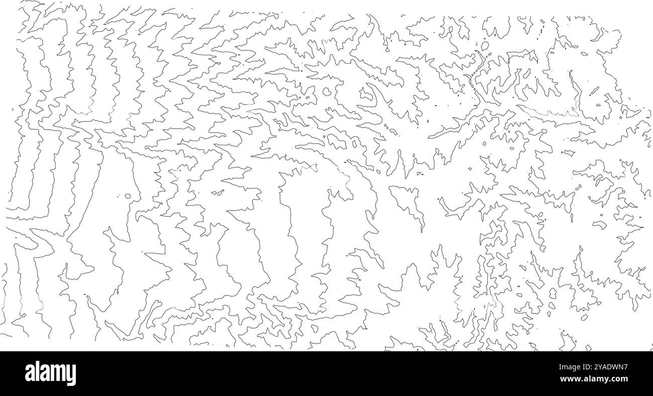 Physical map of kansas Black and White Stock Photos & Images - Alamy