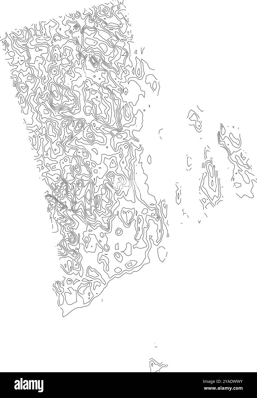 Rhode island elevation map hi-res stock photography and images - Alamy