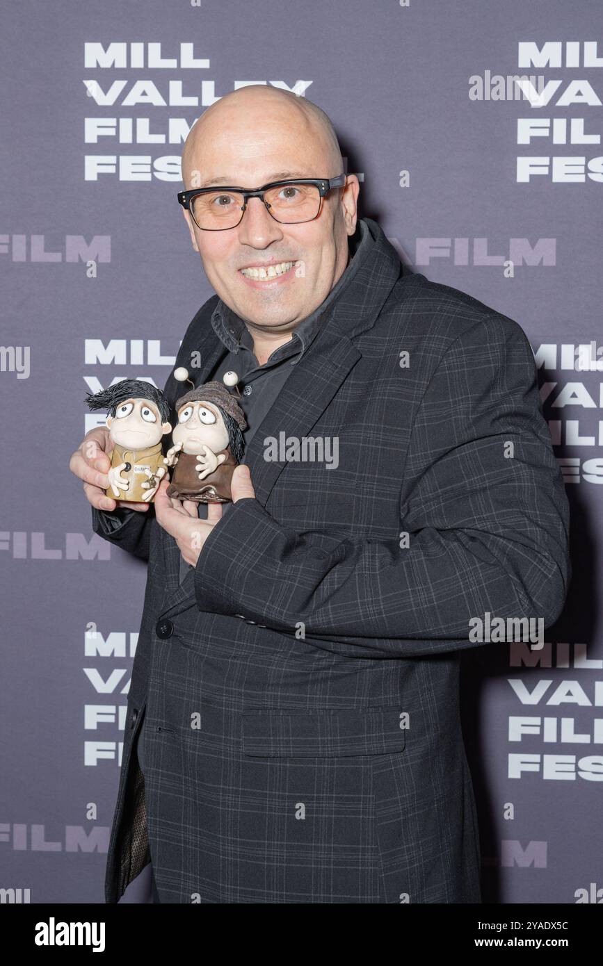 Director Adam Elliot, Characters Grace and Gilbert Budel attends the ...
