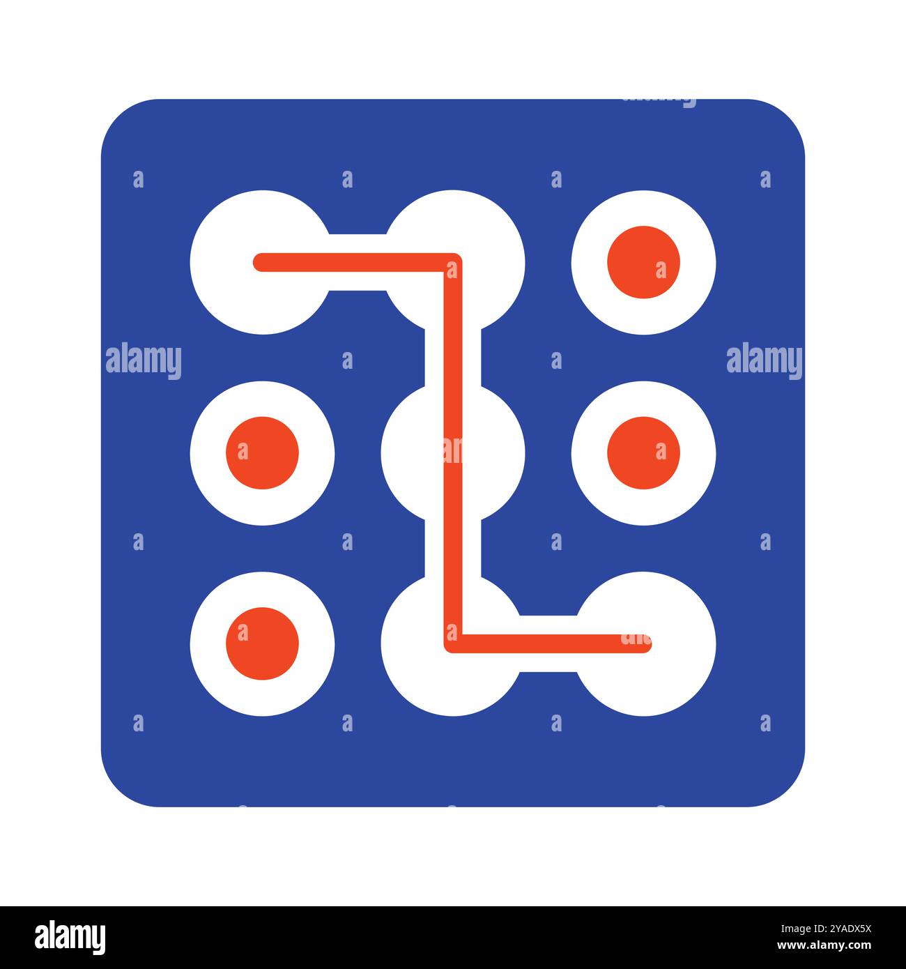 Lock pattern vector icon. Hand entering smartphone password symbol ...