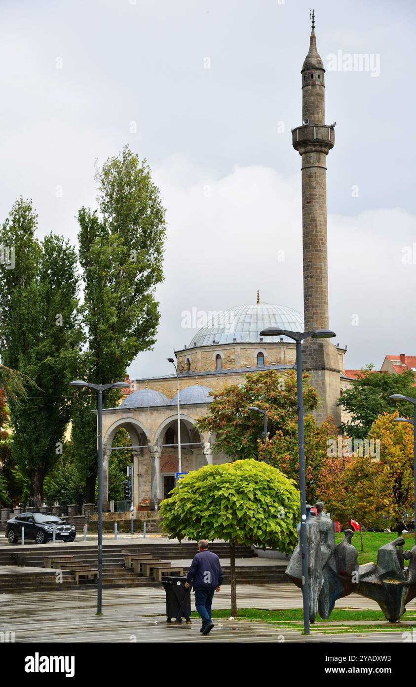 The historical Sultan Murat Pasha Mosque in Pristina, Kosovo, was built ...