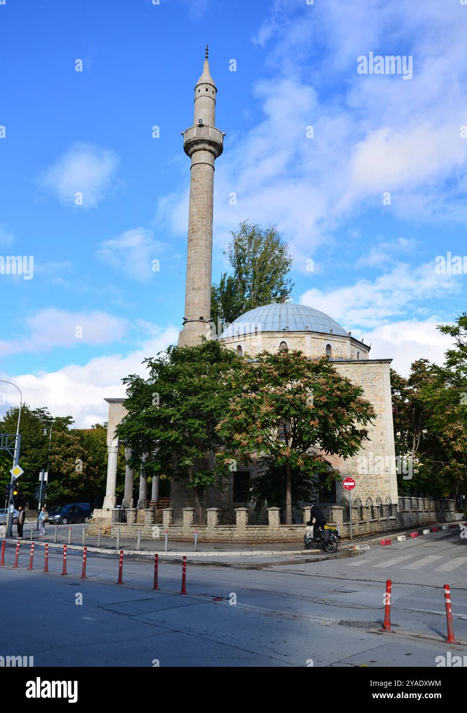 The historical Sultan Murat Pasha Mosque in Pristina, Kosovo, was built ...
