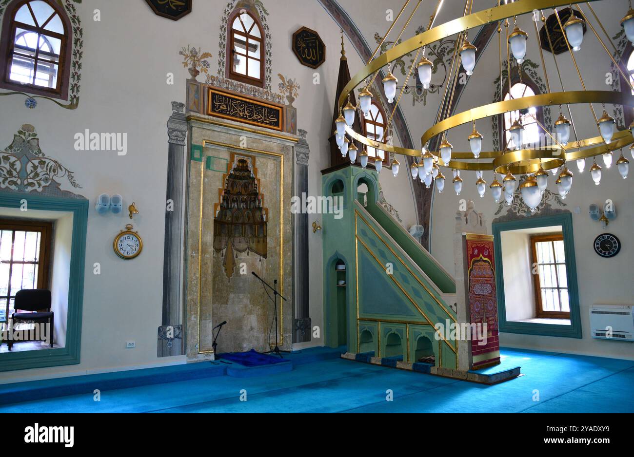 The historical Sultan Murat Pasha Mosque in Pristina, Kosovo, was built ...