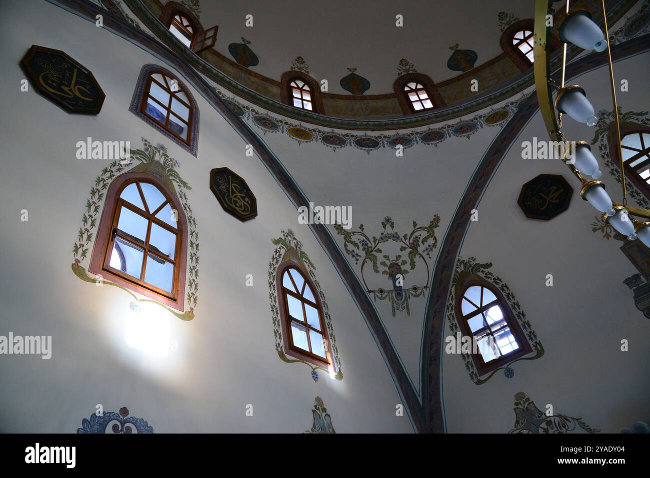 The historical Sultan Murat Pasha Mosque in Pristina, Kosovo, was built ...