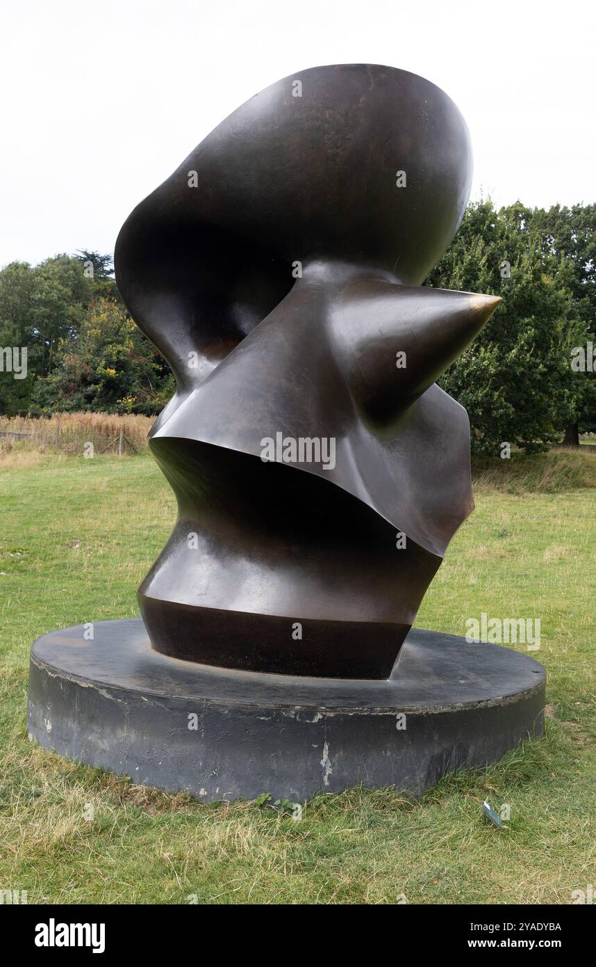 Large Spindle Piece sculpture by Henry Moore at the Yorkshire Sculpture ...