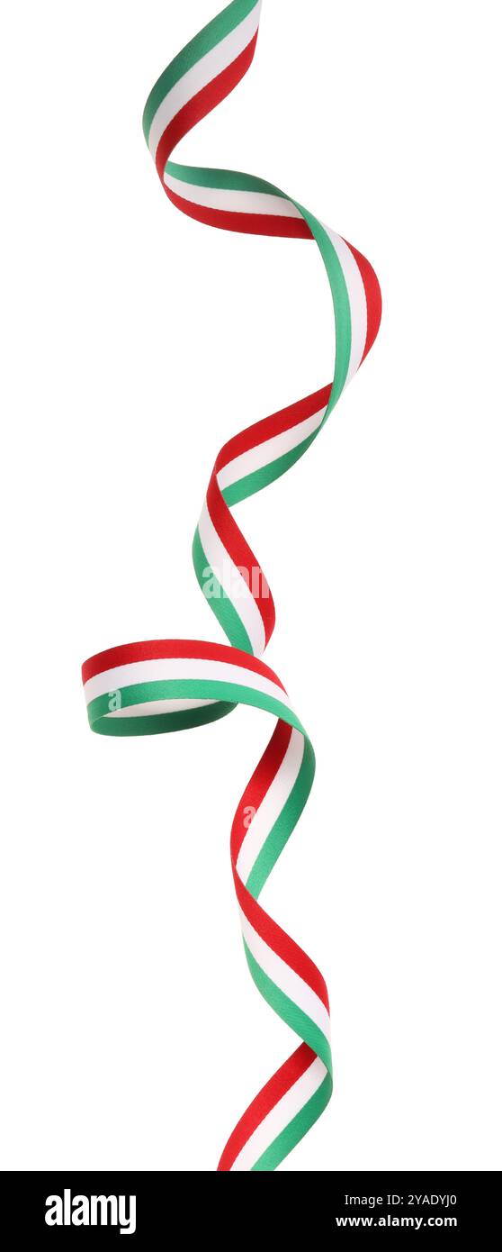 Flag italy ribbon hi-res stock photography and images - Alamy