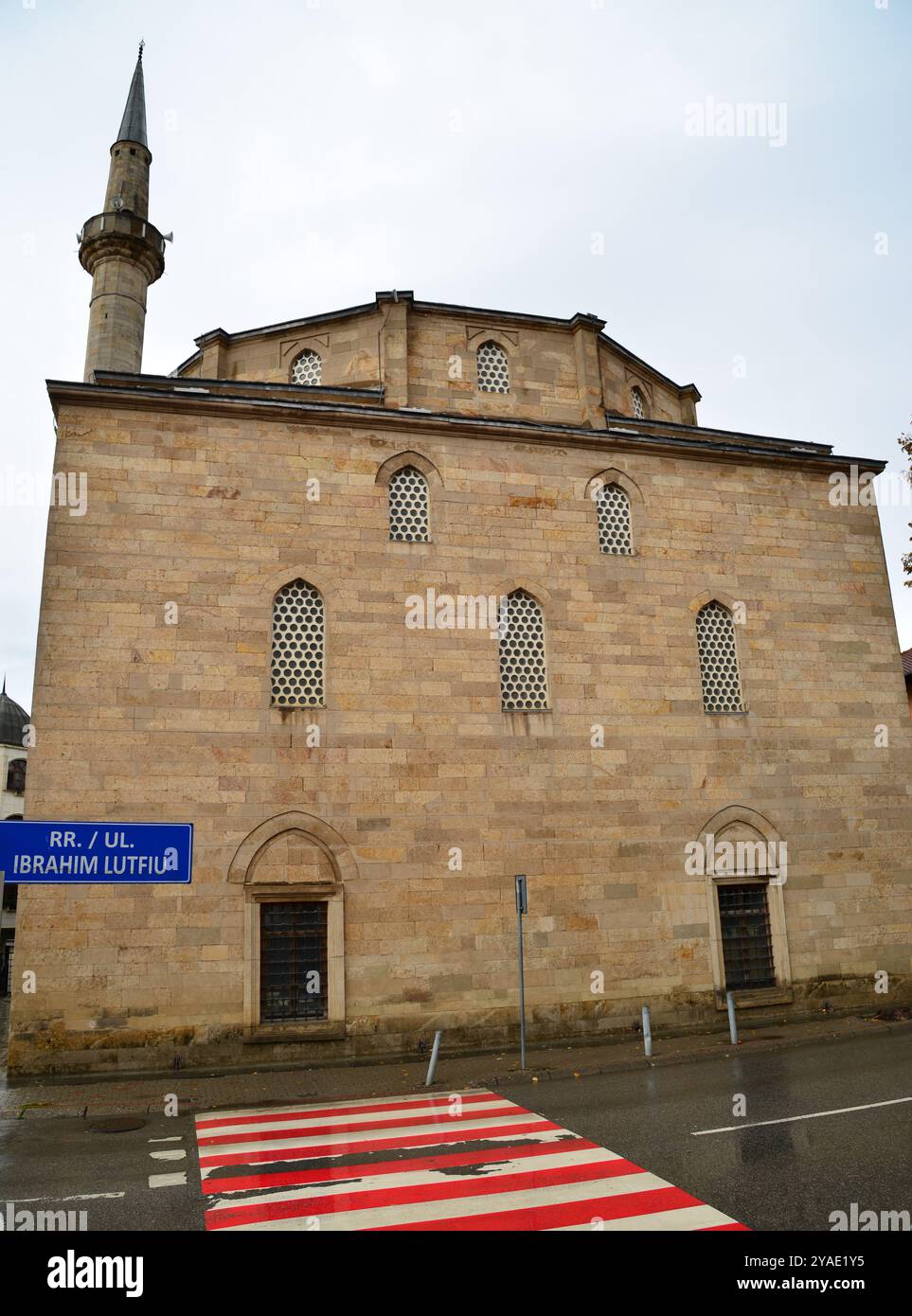 The historical Fatih Sultan Mehmet Mosque in Pristina, Kosovo, was ...