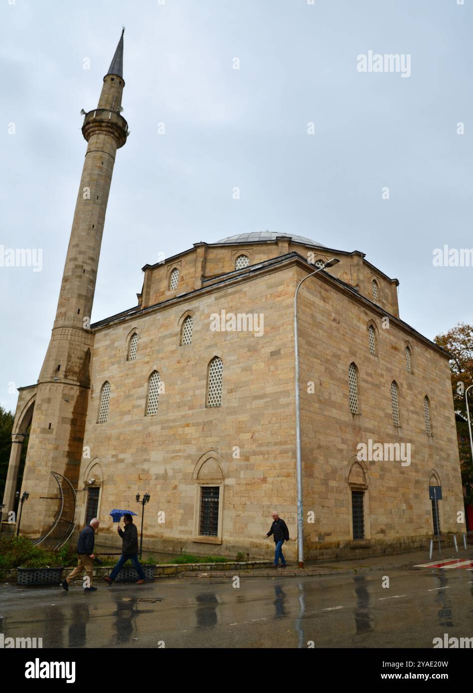 The historical Fatih Sultan Mehmet Mosque in Pristina, Kosovo, was ...