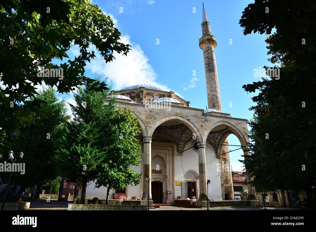 The historical Fatih Sultan Mehmet Mosque in Pristina, Kosovo, was ...