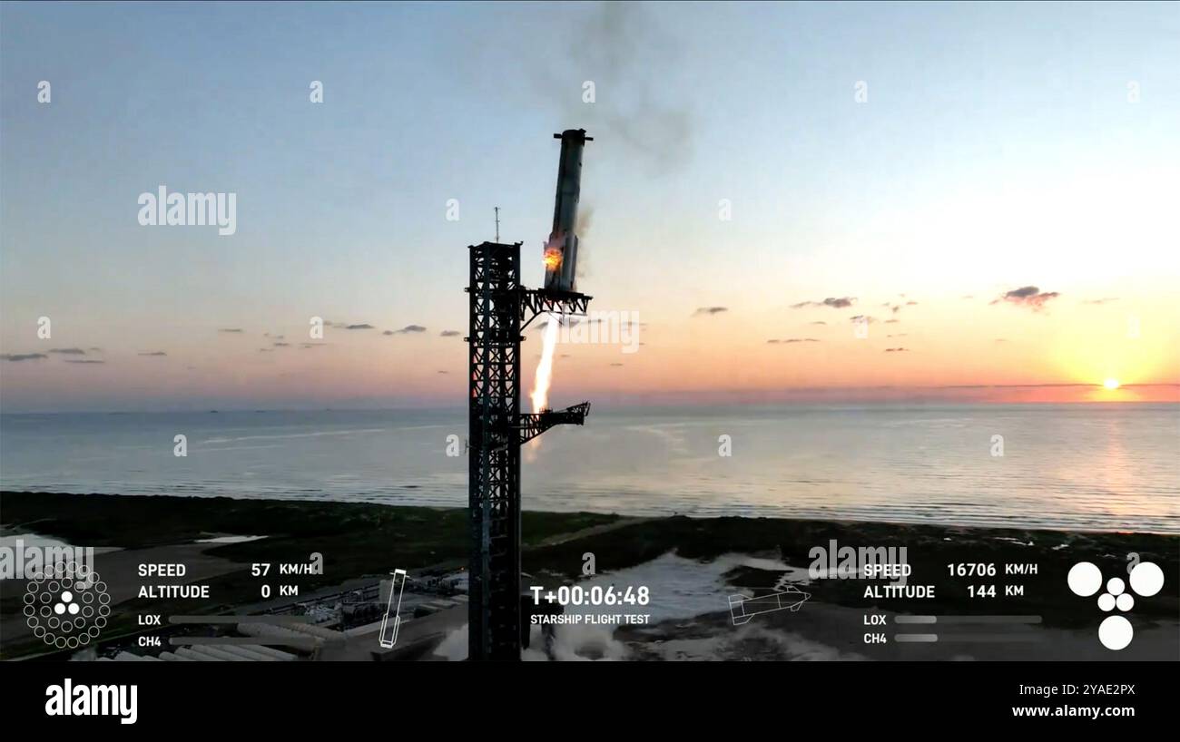 Spacex starship launch october 13 2024 hi-res stock photography and ...