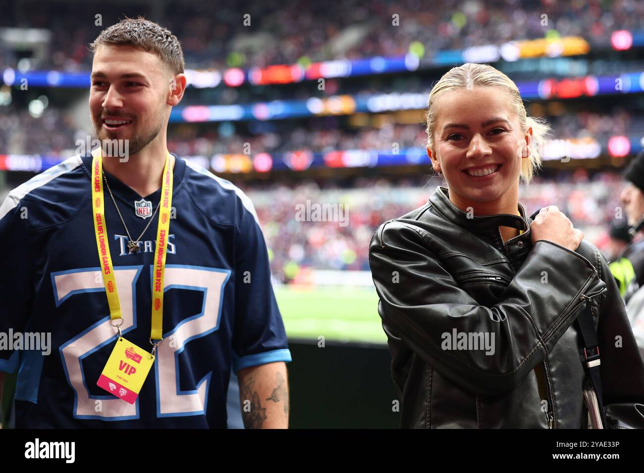 Tottenham Hotspur Stadium, London, UK. 13th Oct, 2024. NFL UK Football ...