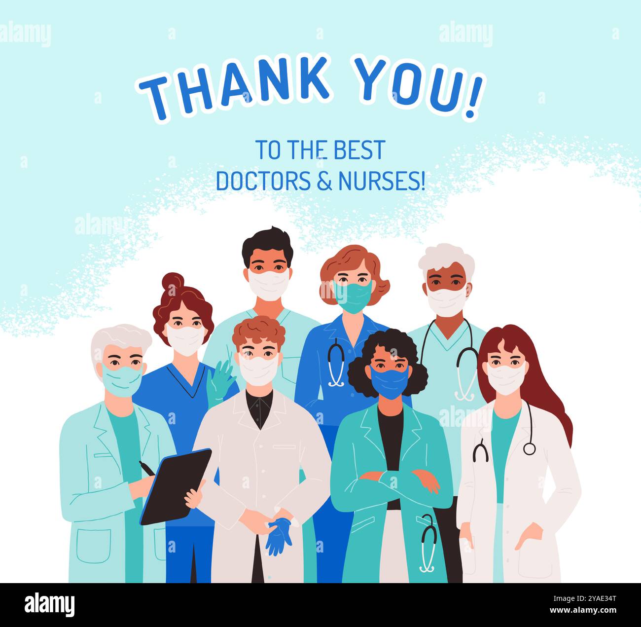 Group professional men women Stock Vector Images - Alamy