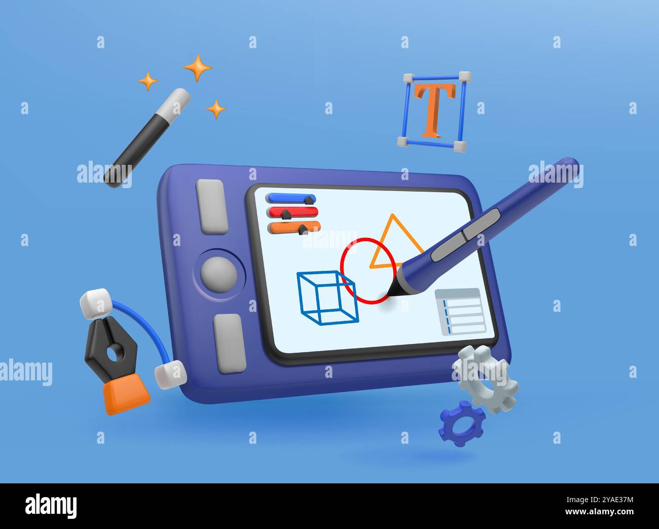 Tablet device photo Stock Vector Images - Alamy