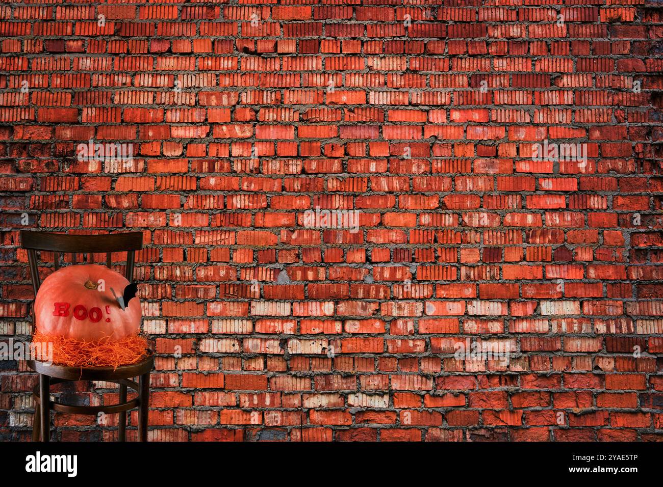 Old brick red wall, brickwork from an old brick in rustic style ...