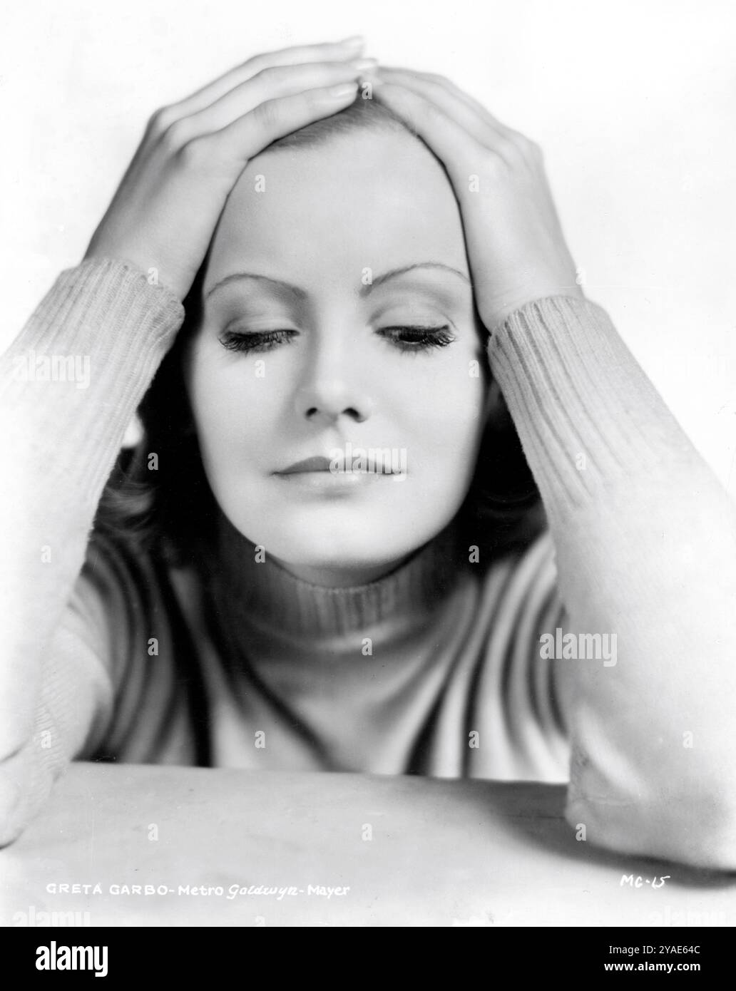 GRETA GARBO Portrait by CLARENCE SINCLAIR BULL in ANNA CHRISTIE 1930 ...