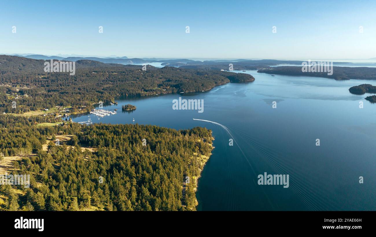 Orcas island aerial hi-res stock photography and images - Alamy