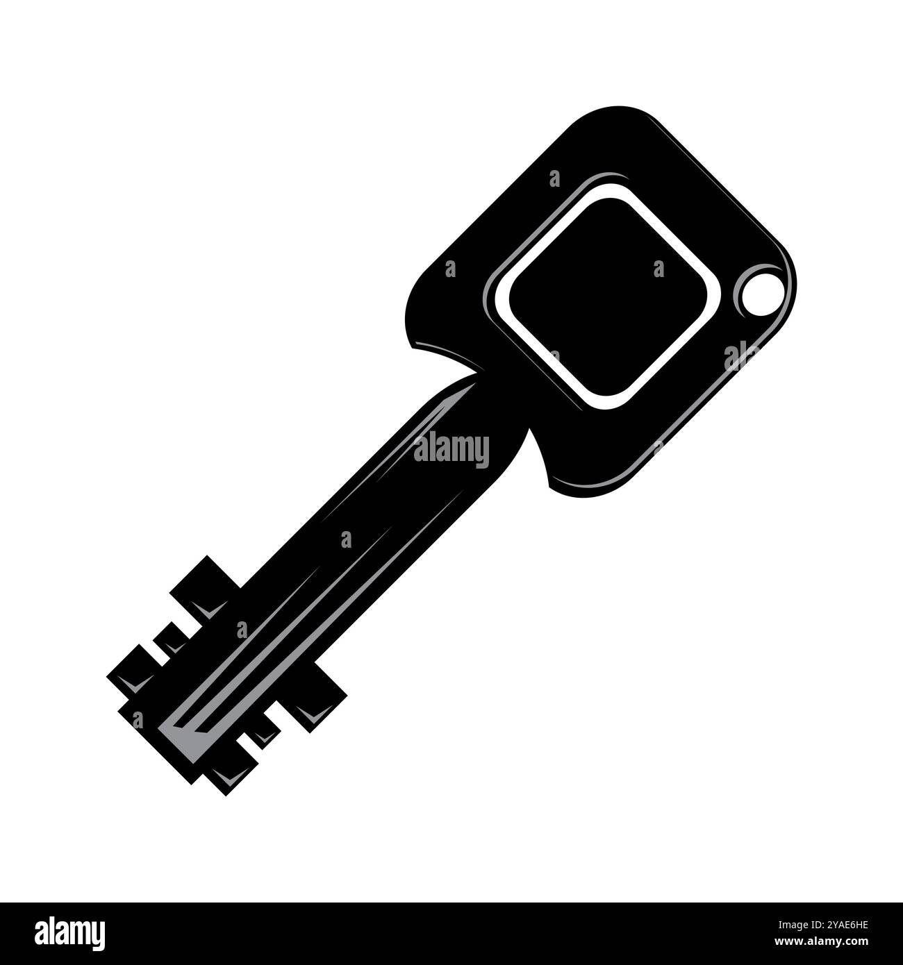 key icon isolated on white background. Key icon. Lock or unlock sign ...