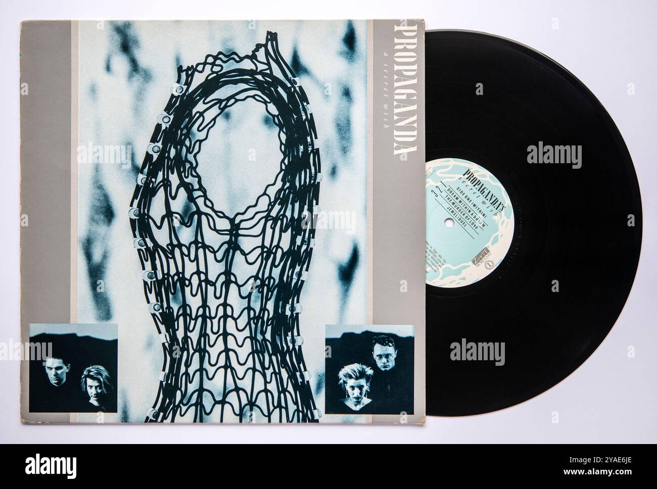 LP cover and vinyl of A Secret Wish, the debut album by German synth ...