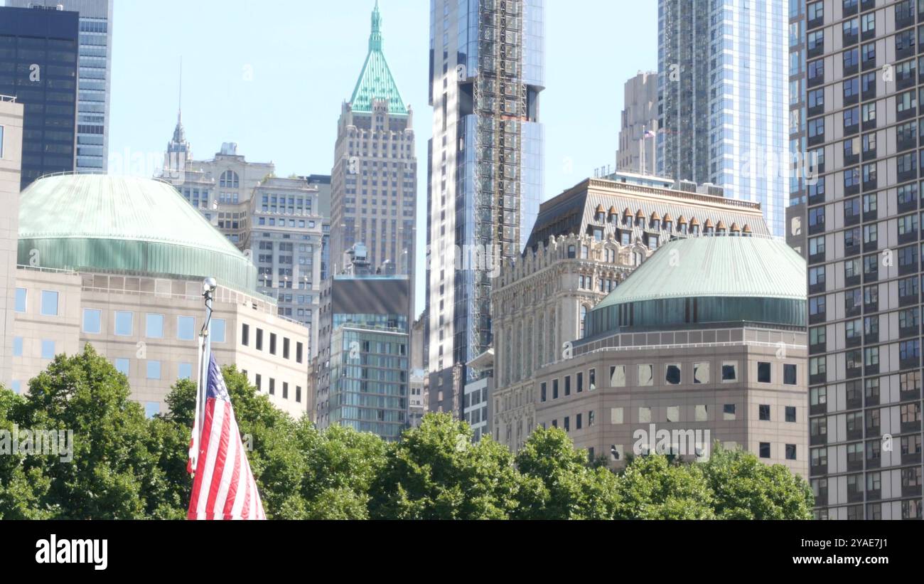 New York City Lower Manhattan, Downtown Financial District architecture ...